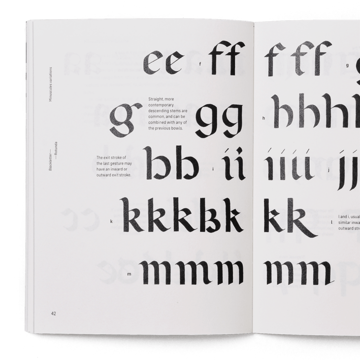 Rotunda Book - Blackletter Calligraphy Guides | 0.Itemzero