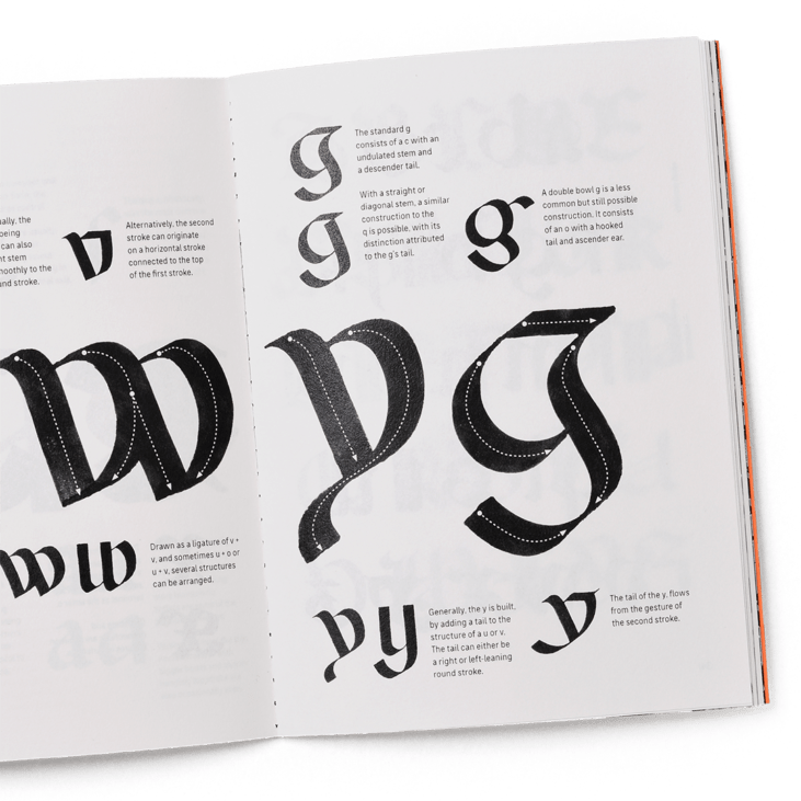 Rotunda Book - Blackletter Calligraphy Guides | 0.Itemzero