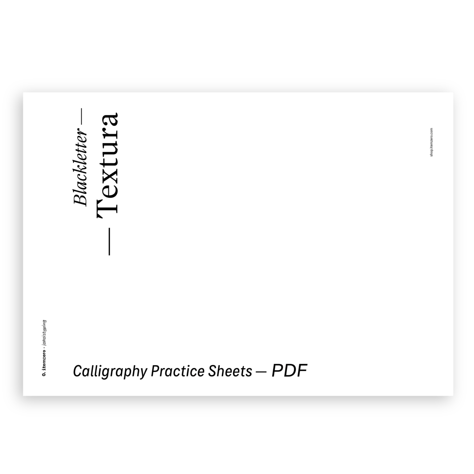 400+ Pages Textura Calligraphy Practice Sheets | 0.Itemzero