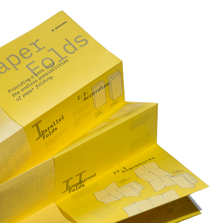 Paper Folds Poster - A Map of Folding Maps